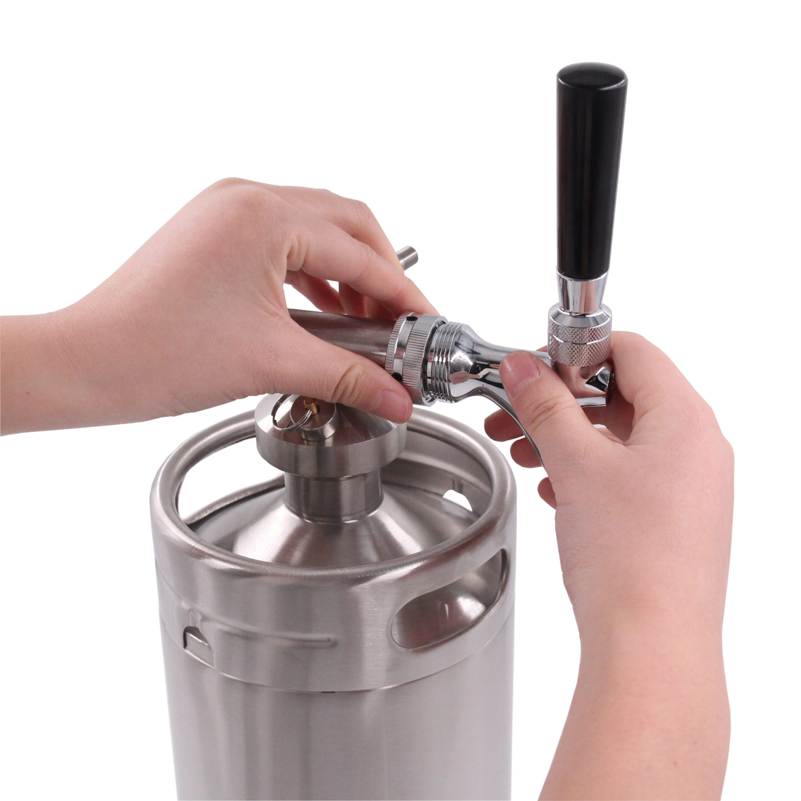 One Gallon Personal Mini Keg Dispensing System, Draft Beer On Tap, A ...