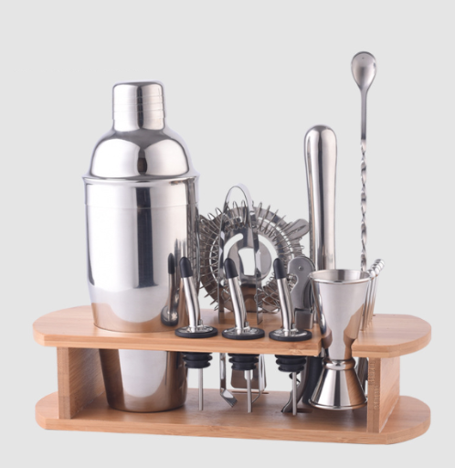 2019 amazon hot sale stainless steel mini metal cocktail shaker set ...